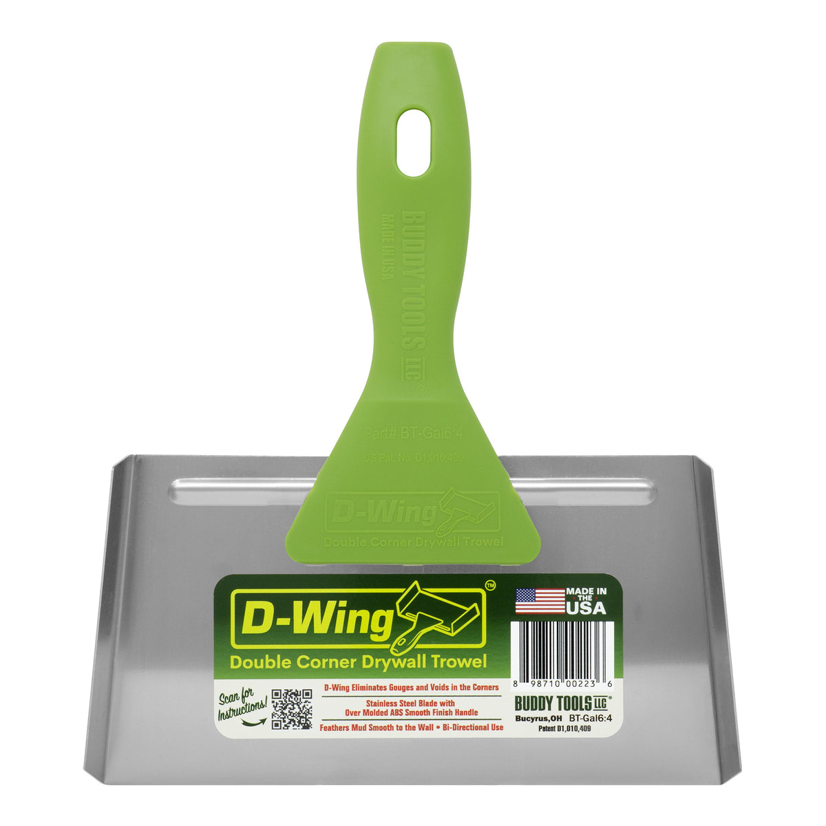 Buddy Tools D-Wing Double Corner Drywall Trowel – CSR Building Supplies