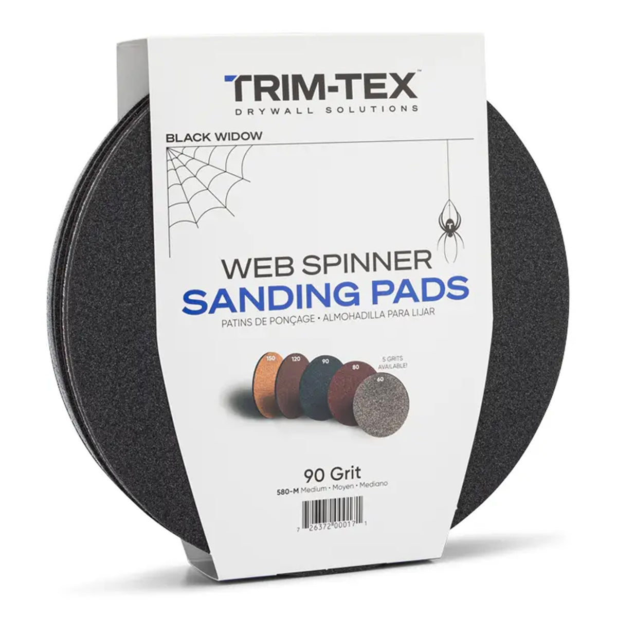 Trim-Tex Black Widow Web Spinner 9" Sanding Pads (6 Pack) – CSR ...