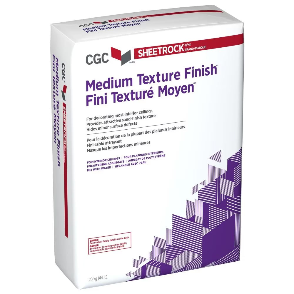 CGC Sheetrock Medium Texture Finish Ceiling Texture Spray (20 kg Bag ...